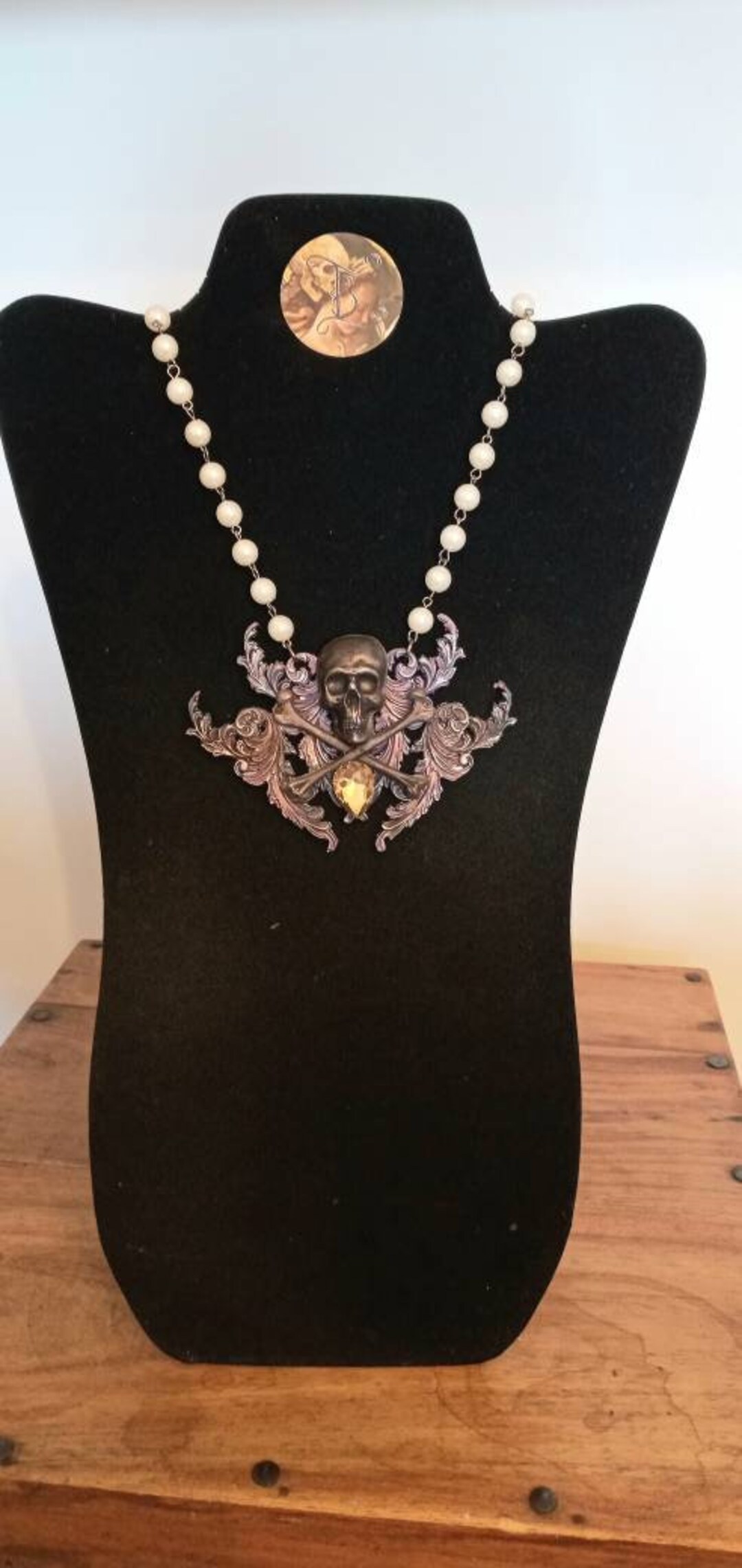 PIRATE BAROQUE Handmade Filigree Necklace Venetian Blue - Etsy