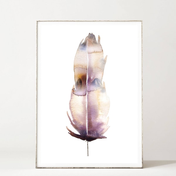 Feather Poster - Etsy