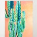Saguaro Cactus Canvas Print Cactus Print Oil Painting Desert Print ...