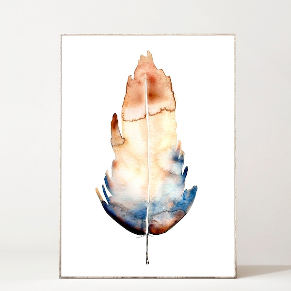 Large Feather Art - Etsy