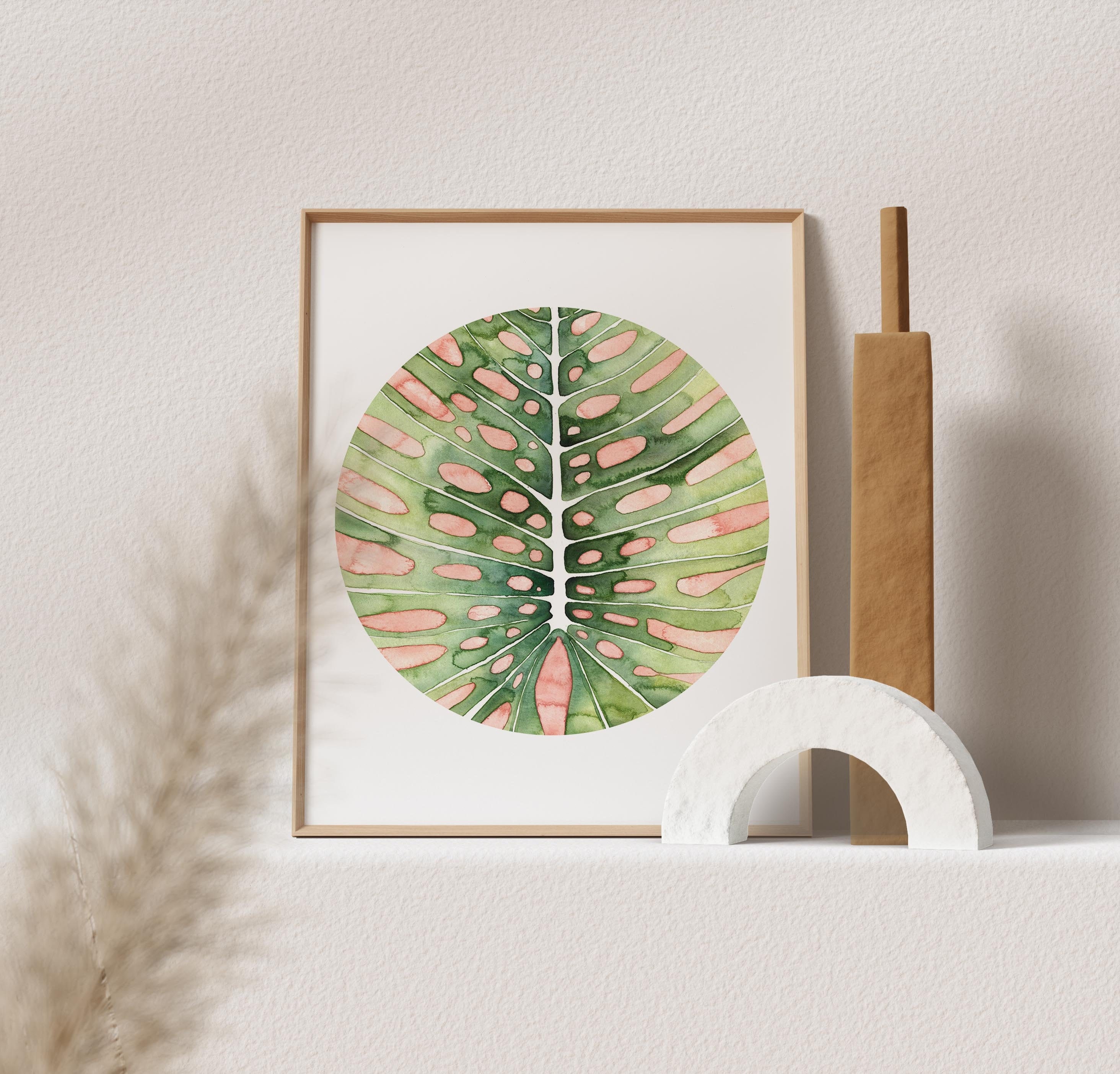 Monstera Print Botanical Print Boho Wall Decor Monstera Leaf | Etsy