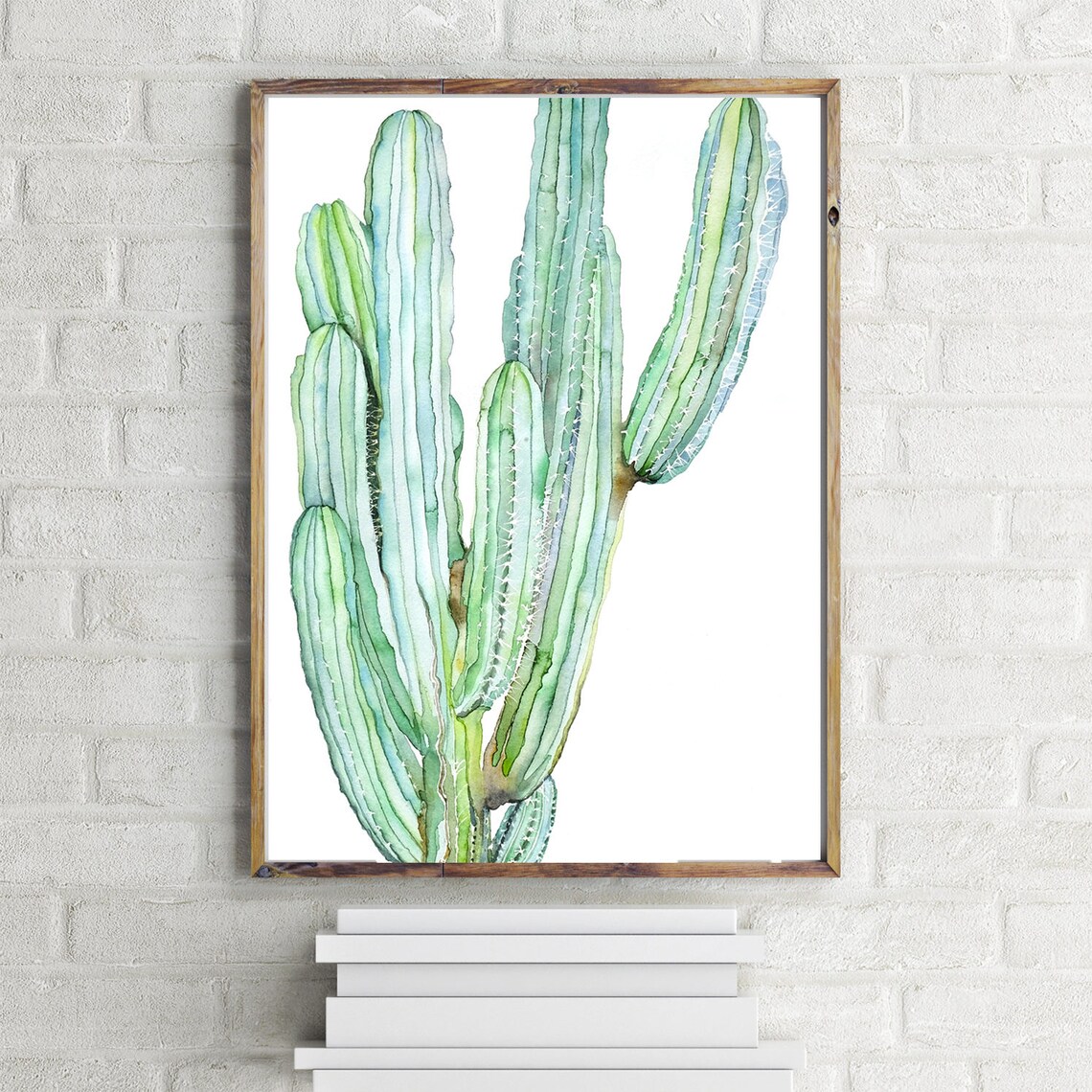 Cactus Print Watercolor Print Botanical Print Cactus Decor | Etsy