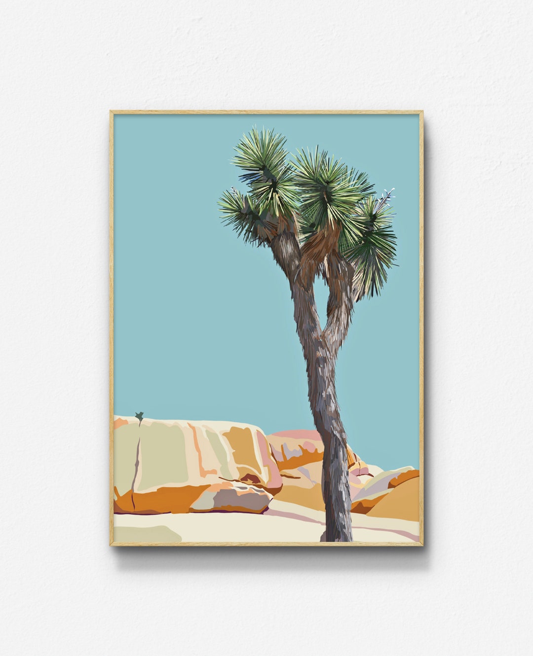 Joshua Tree Print Desert Wall Art Prints Desert Poster Joshua Tree ...