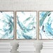 3 Piece Wall Art Set of 3 Prints Abstract Art Triptych Wall Art Set of ...