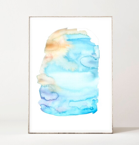 Abstract Watercolor Painting Abstract Art Prints Watercolor | Etsy