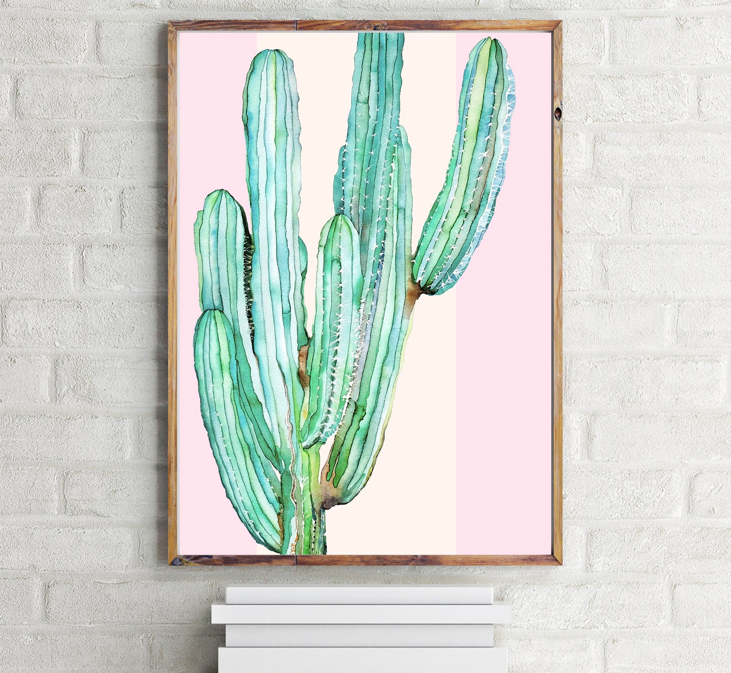 Cactus Wall Art Print Boho Wall Decor Botanical Print | Etsy