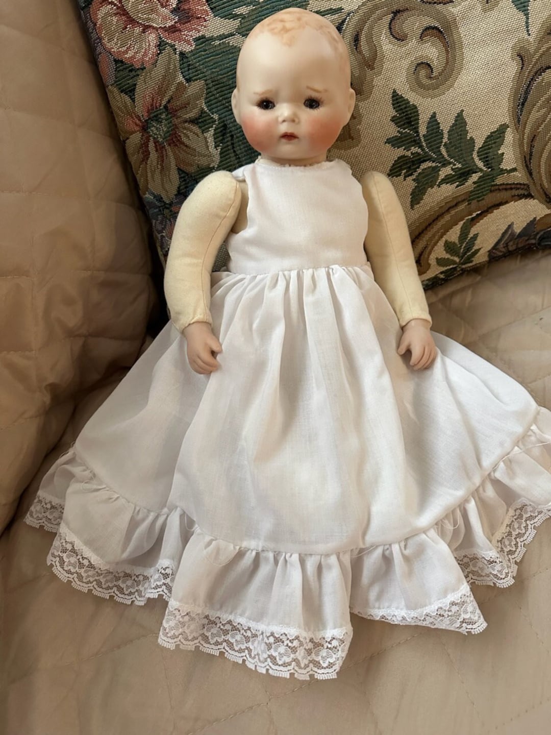 Porcelain Baby Doll - Etsy