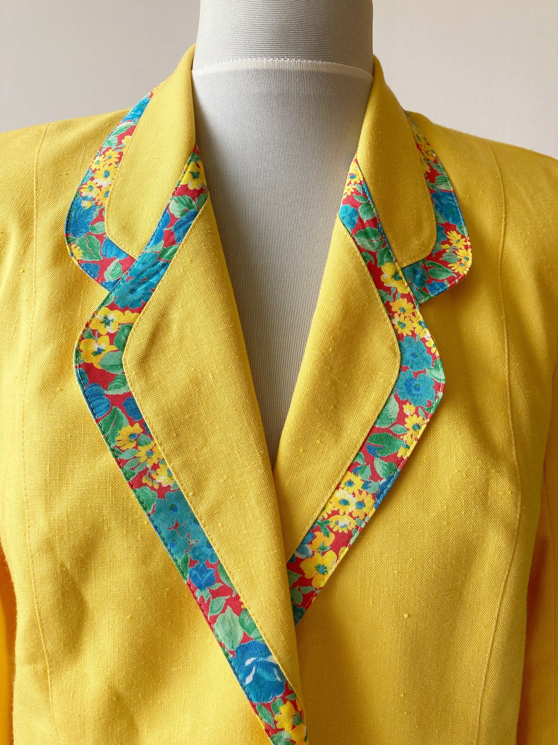 Vintage Blazer 70s Blazer Yellow 70s Blazer 70s Style - Etsy
