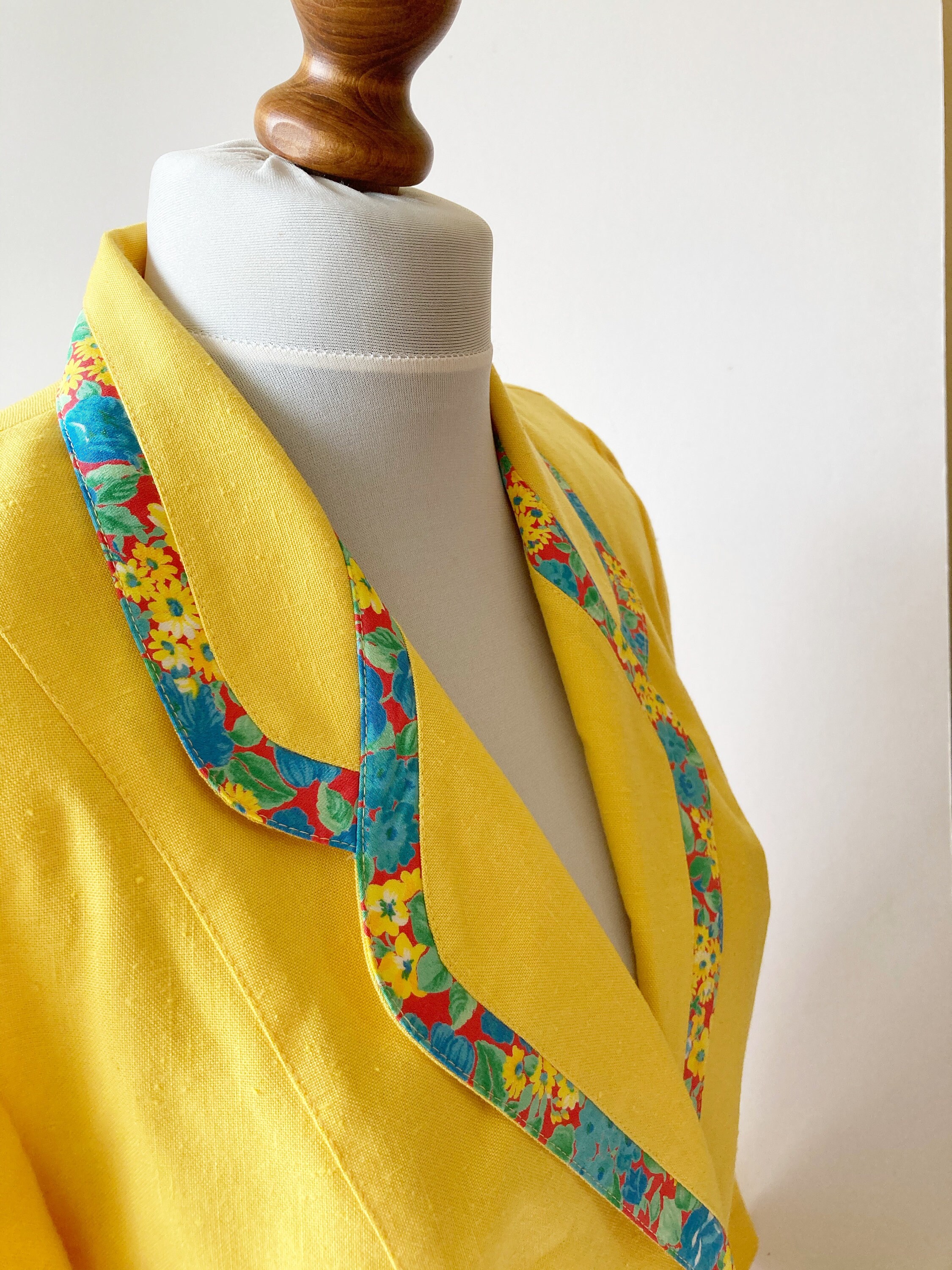 Vintage Blazer, 70s Blazer, Yellow 70s Blazer, 70s Style, Yellow Blazer ...