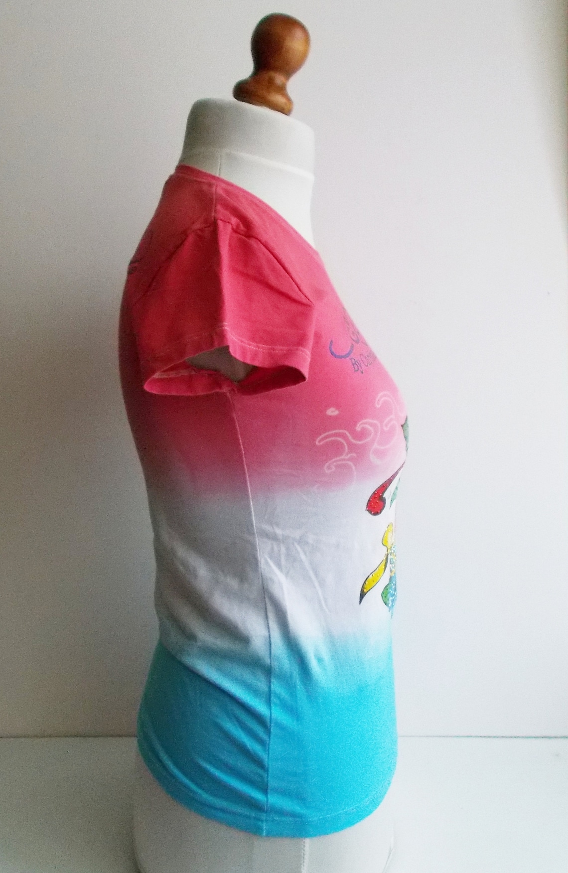 Vintage Bedazzled Tshirt Baby Tshirt Baby Tee Colorful - Etsy Sweden