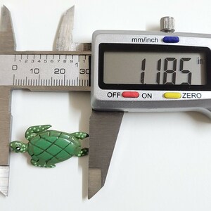 Green Sea Turtle Button 30mm Metal Shank JHB International Novelty ...