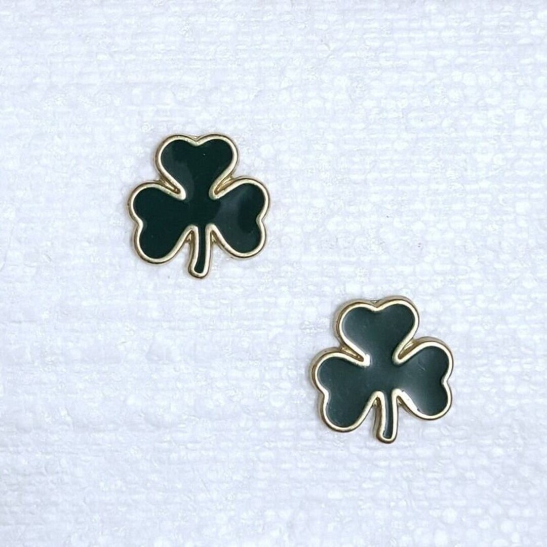 JHB 3 Leaf Clover Buttons 19mm Metal Shank Irish Good Luck Novelty ...