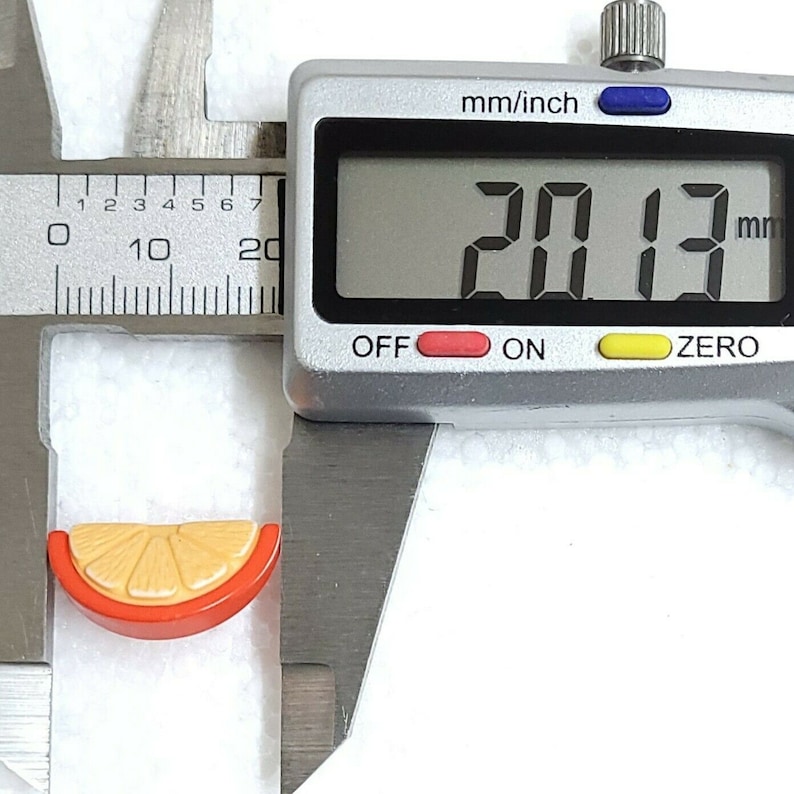 JHB Citrus Fruit Slice Button 20mm Plastic Shank Realistic - Etsy
