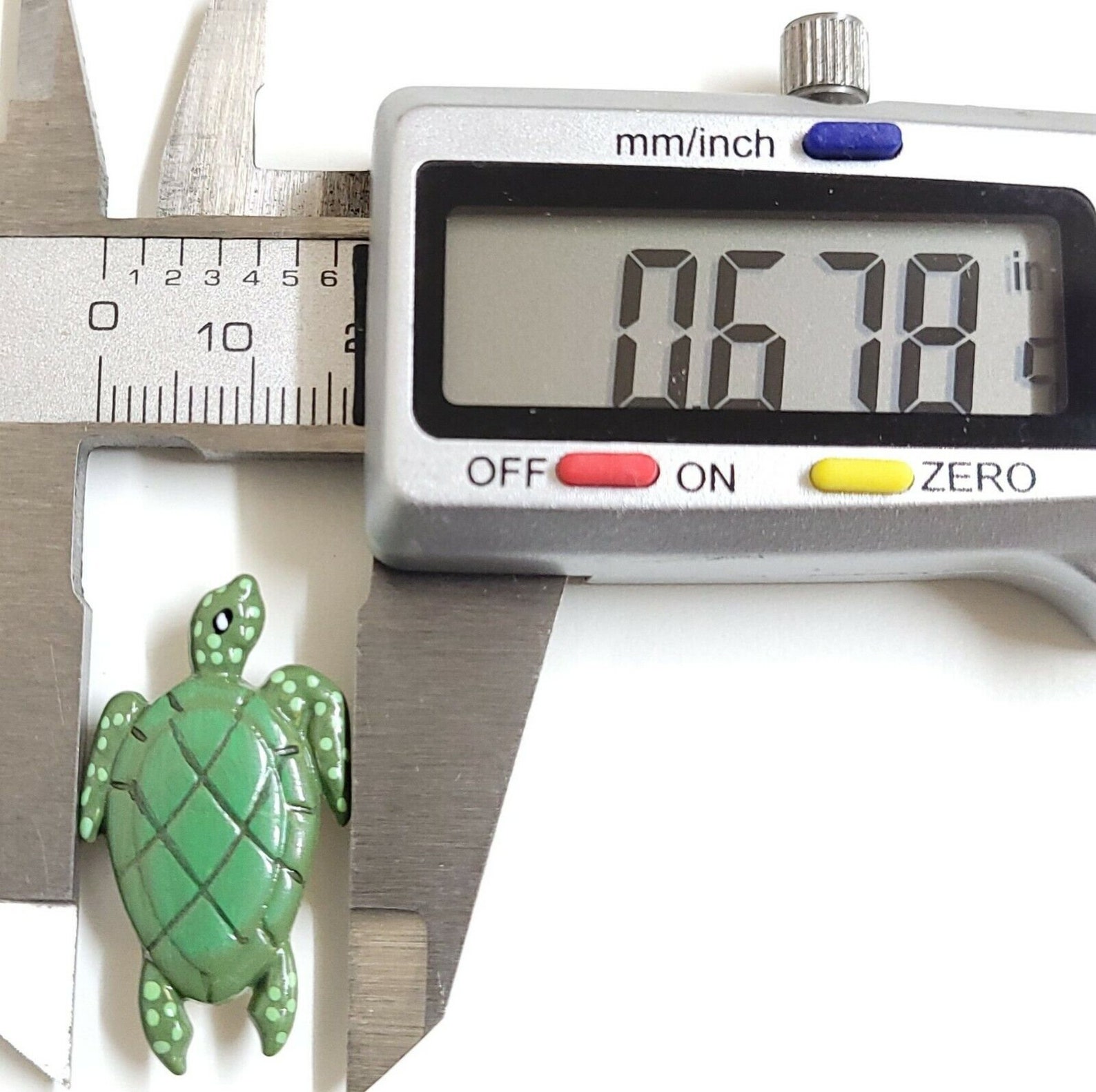 Green Sea Turtle Button 30mm Metal Shank JHB International Novelty ...