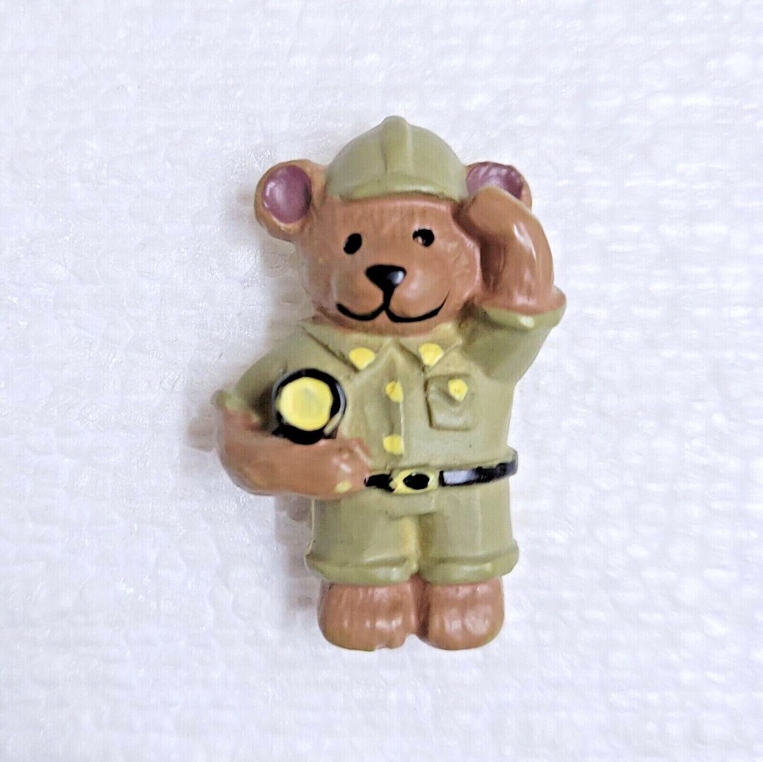 Captain Ranger Bear Button 30mm Shank JHB International Novelty Cub ...