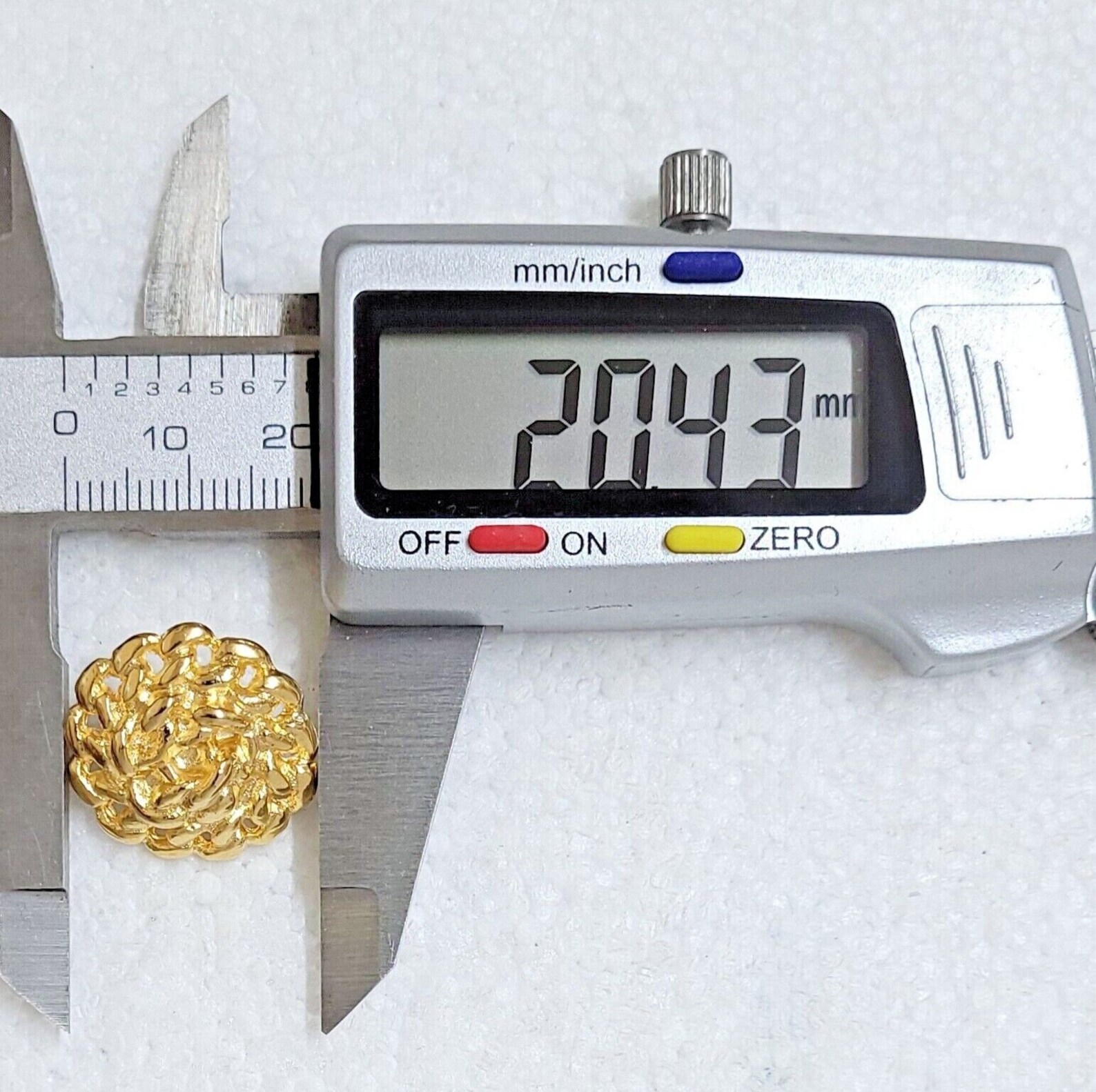 Gold Chain Link Buttons 20mm or 28mm Metal Shank 90s Italian Fashion ...