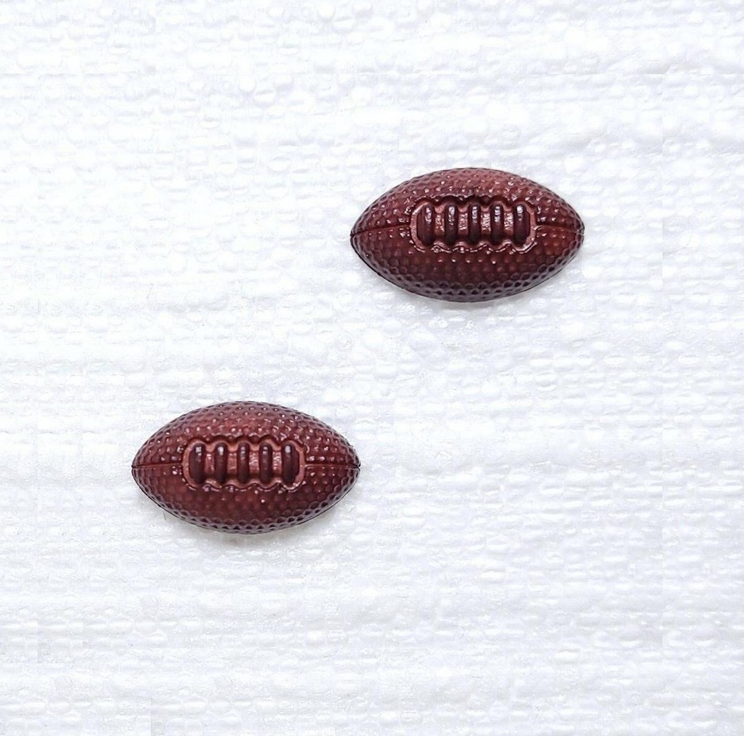 American Football Buttons 21mm Shank JHB International Novelty Brown 3D ...