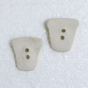 Flower Pot Button 2 Hole Novelty Terracotta Ceramic Glazed House Garden ...