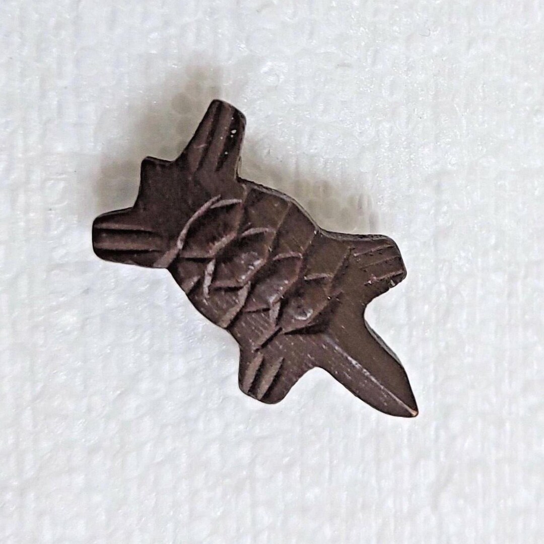 JHB Sea Turtle Button 28mm Shank Handcarved Wooden Novelty Ocean ...
