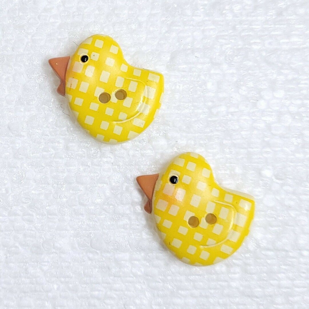 JHB Plaid Chick Buttons 20mm 2 Hole Jessica Breedlove Camp Grandma ...