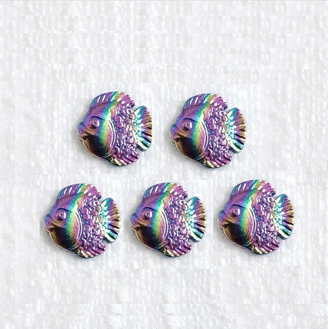 5 Tropical Fish Buttons 16mm Shank JHB International Aquarium Novelty ...