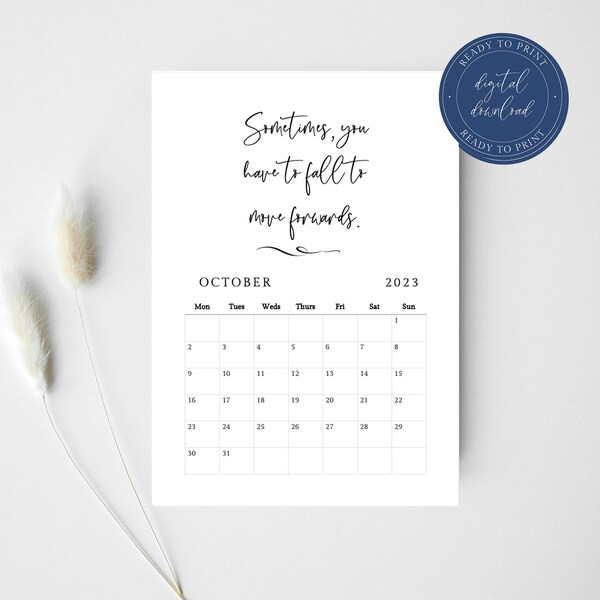 Quote Calendar - Etsy