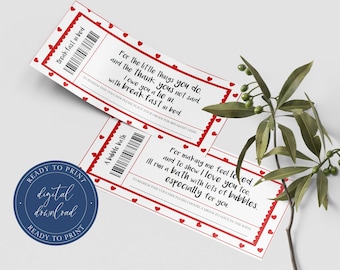 I Owe You Coupons - Etsy