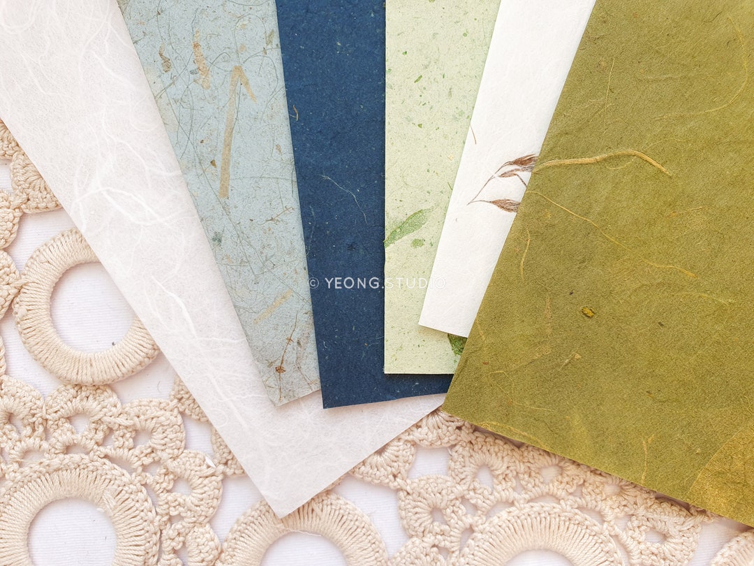 Korean Hanji Paper Set, Original, Scrapbooking, Journal Ephemera ...
