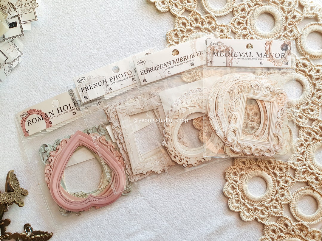 Retro Mirror Photo Frame / Decoration / Ephemera / Journal - Etsy
