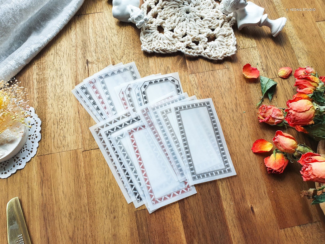Vintage Bullet Travelers Note Journal Lables, Handmade Labels, Journal ...