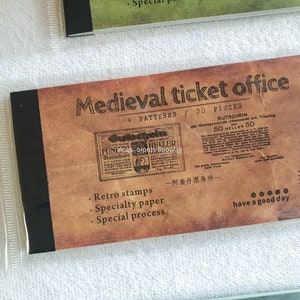 Retro Ticket / Vintage Paper Ephemera - Etsy