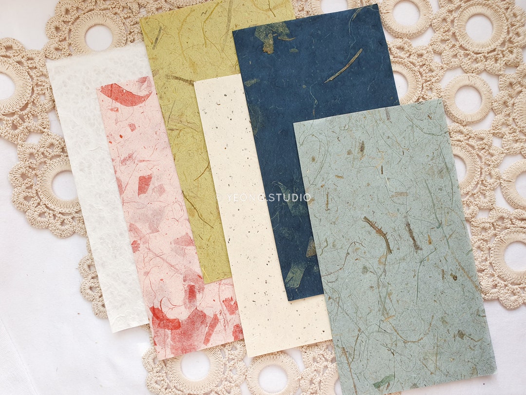 Korean Hanji Paper Set, Original, Scrapbooking, Journal Ephemera ...