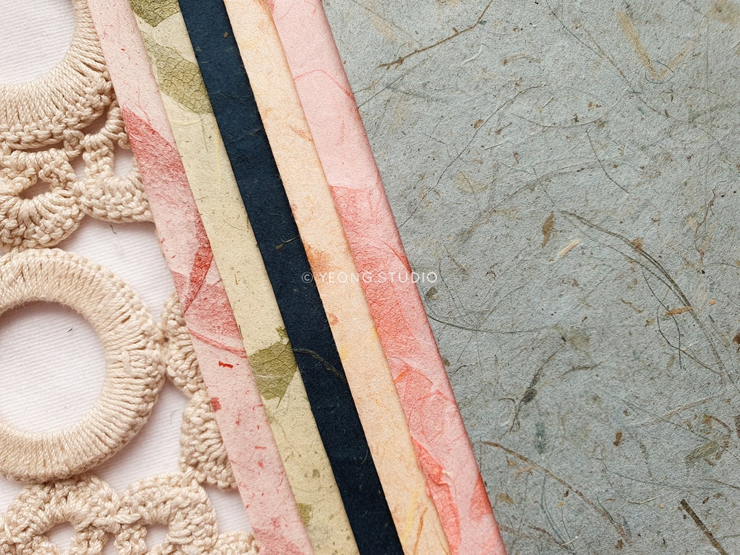 Korean Hanji Paper Set, Original, Scrapbooking, Journal Ephemera ...