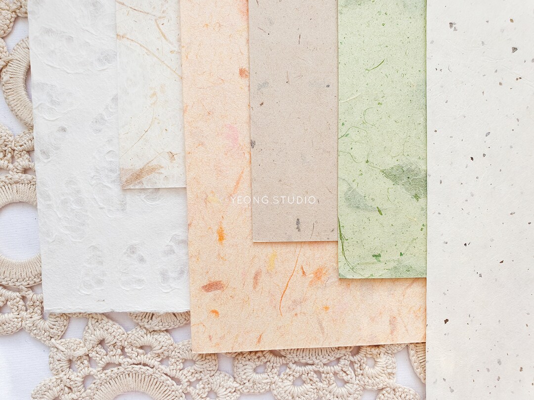 Korean Hanji Paper Set, Original, Scrapbooking, Journal Ephemera ...