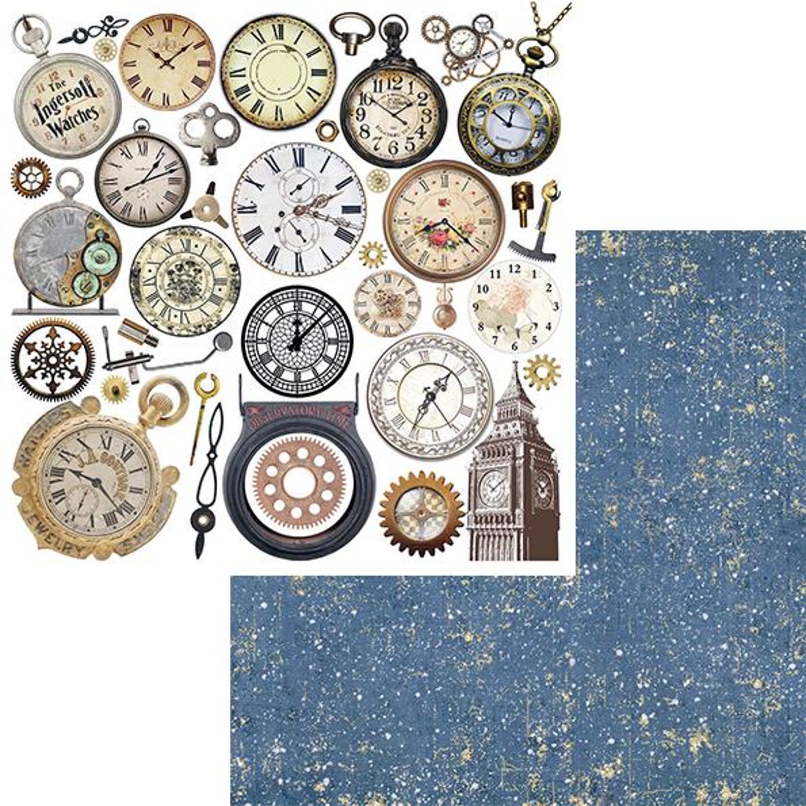 Londons Calling_ Ciao Bella_ Fussy Cut Pad 6 X 6 Inch - Etsy