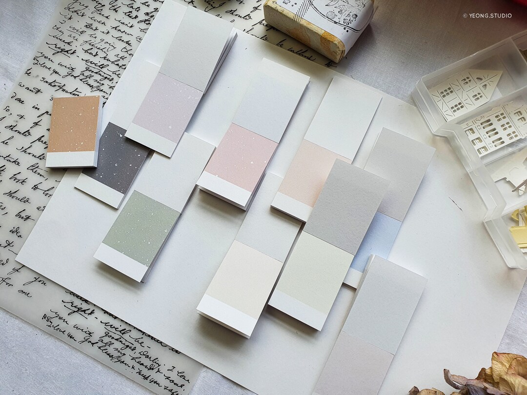 Color Memo Pad, Color Card, Color Card, Scrapbooking, Bullet Journal ...