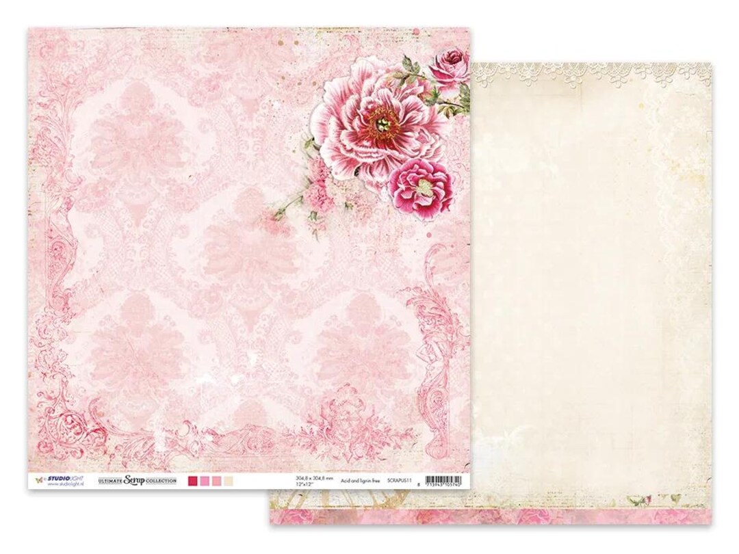 Studio Light Ultimate Scrap Collection No 11_ 1 Sheet_ 12 X 12 Inch - Etsy