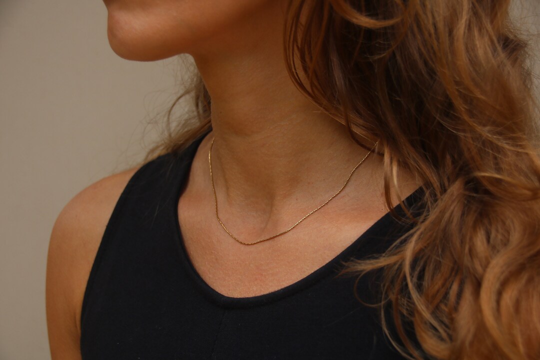 Fine Gold Chain Made of 18k Stainless Steel, Delicate Gold Chain ...