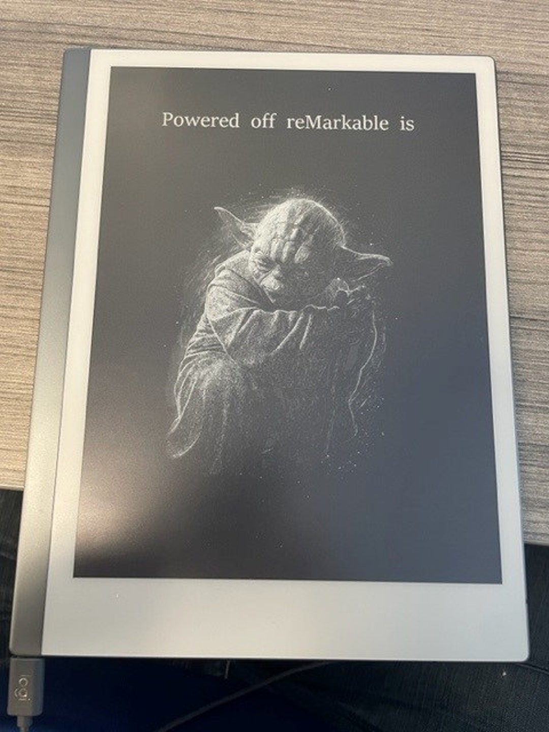 Custom E Ink Screen Yoda Star Wars Etsy