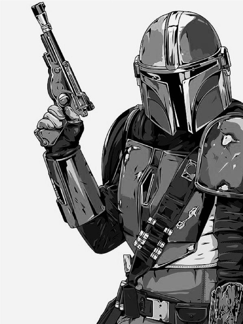 Custom E-ink Screen - Mandalorian - Star Wars - Etsy