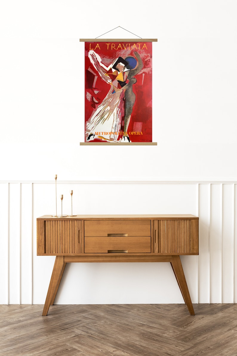 La Traviata Print: Verdi Opera, Marino Marini Dancers, Oak Hanger Frame ...