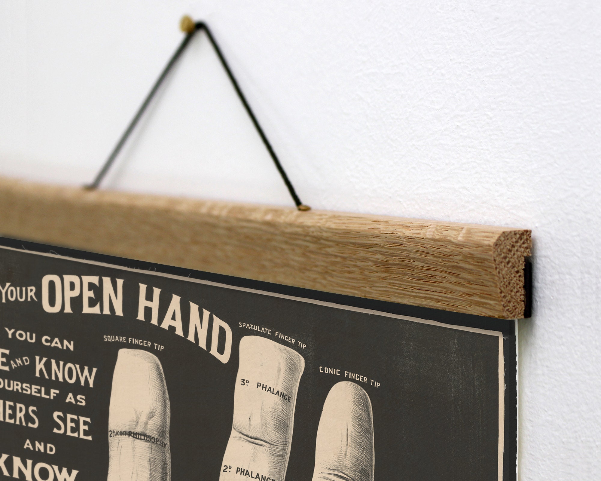 Victorian Palmistry Retro Print Vintage Art Print Wall Art | Etsy