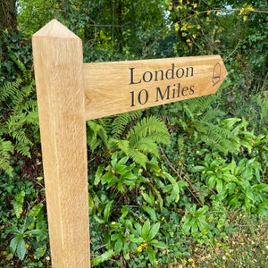 Engraved House Name Driveway Post Wedding Event Arrow Sign in the Style ...