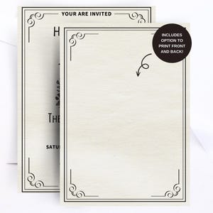 Downloadable Halloween Invitation Template, Ghost Invites, Not so Scary ...
