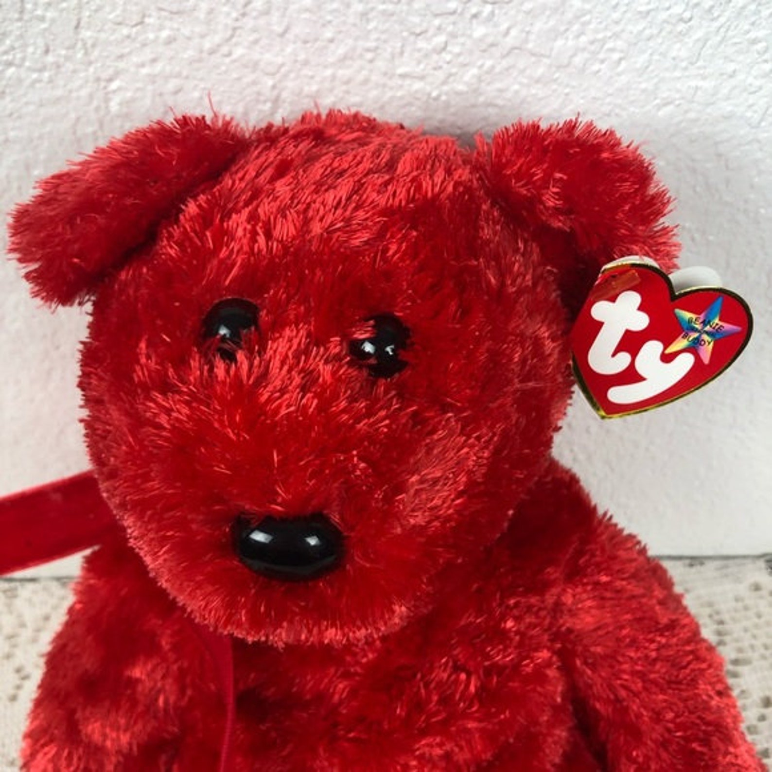 Large Vintage Stuffed Animal Plushies Ty Beanie Baby / Buddy - Etsy