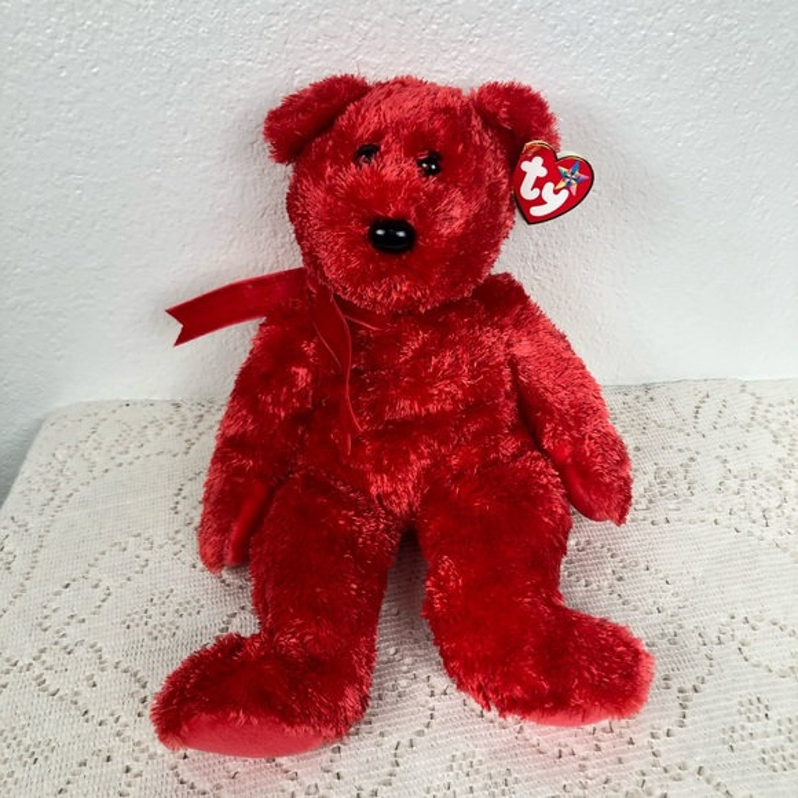 Large Vintage Stuffed Animal Plushies Ty Beanie Baby / Buddy - Etsy