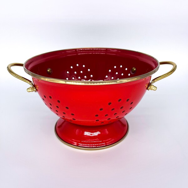 Enamel Colander - Etsy