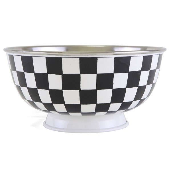 Checkered Bowl - Etsy