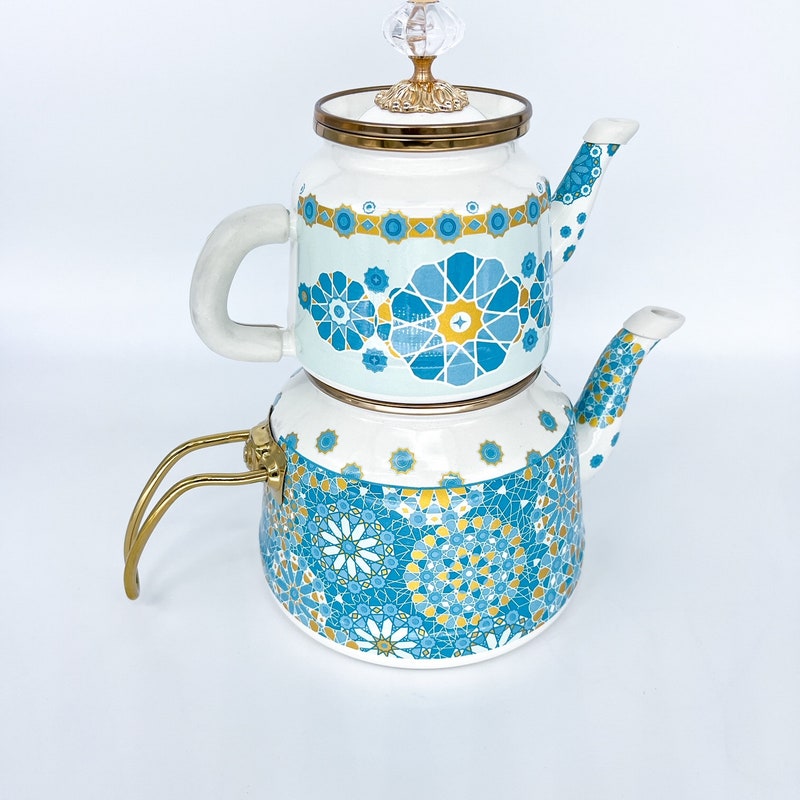 Enamel Tea Pot - Etsy