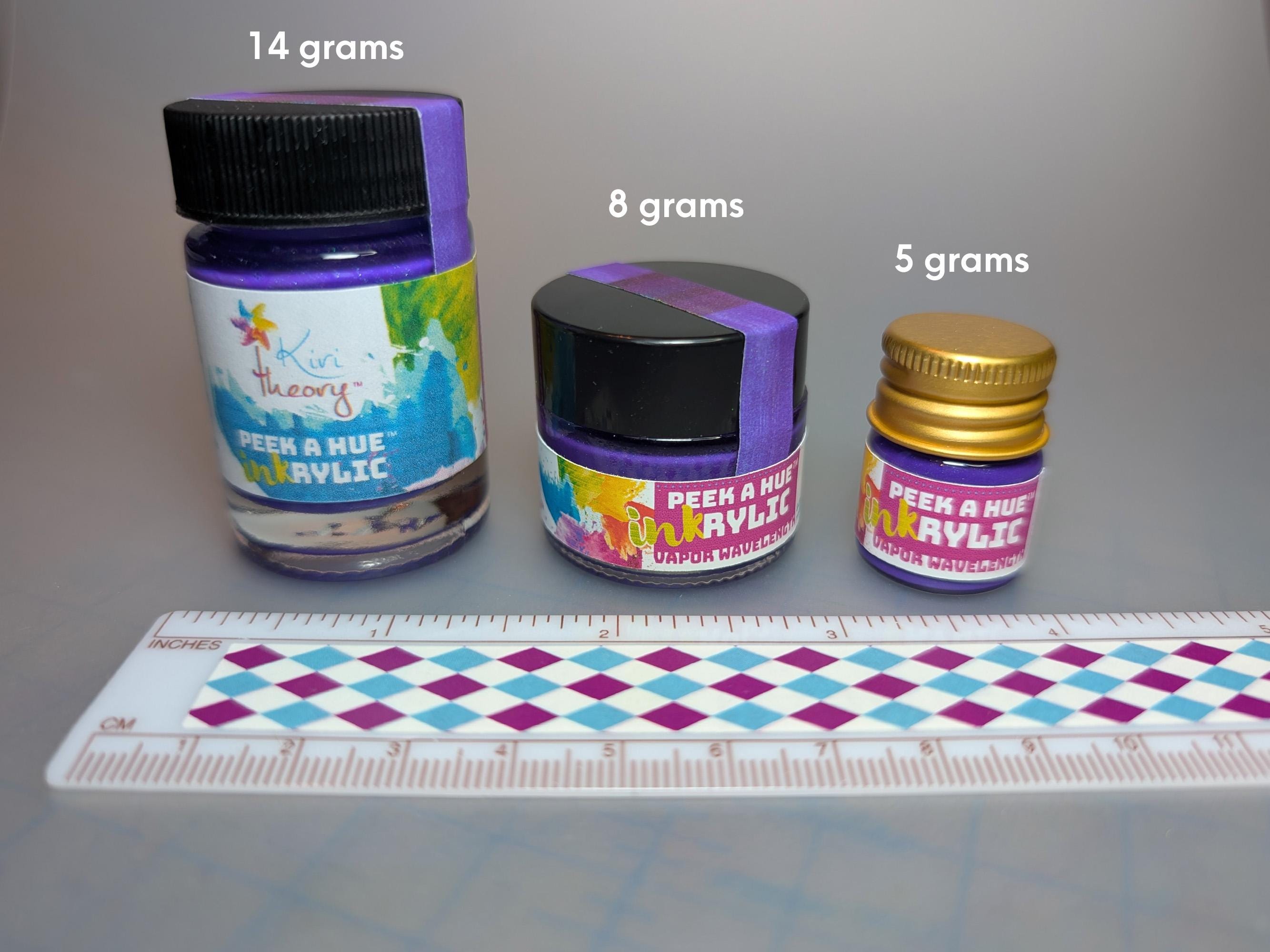 Iridescent Purple Acrylic Ink: "vapor Wavelength" Shimmer Paint ...